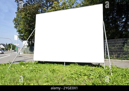 Blank election billboard Stock Photo - Alamy