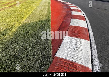 Track markings, F1 Grand Prix Racetrack, Montreal, Province of Quebec ...