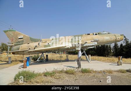 Iraqi plane displayed at the Halabja Peace Museum in Iraqi Kurdistan ...