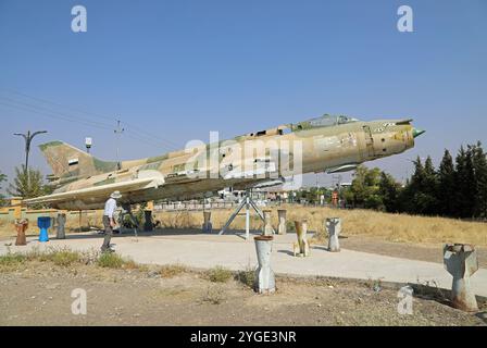 Iraqi plane displayed at the Halabja Peace Museum in Iraqi Kurdistan ...