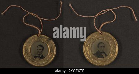 LINCOLN Presidential Campaign button for Abraham Lincoln, 1860 ...