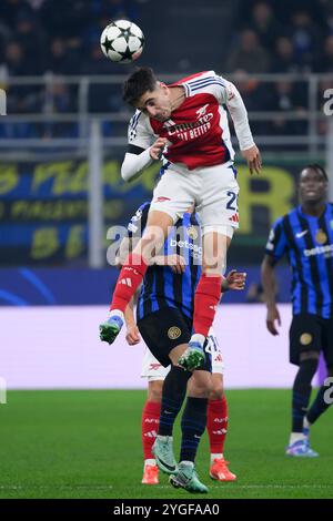 Kai Havertz of Arsenal FC in action during the UEFA Champions League ...