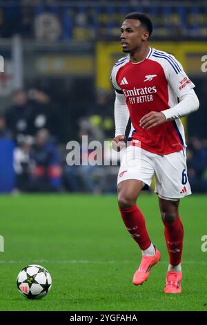 Gabriel Magalhaes of Arsenal FC during the UEFA Europa League round of ...