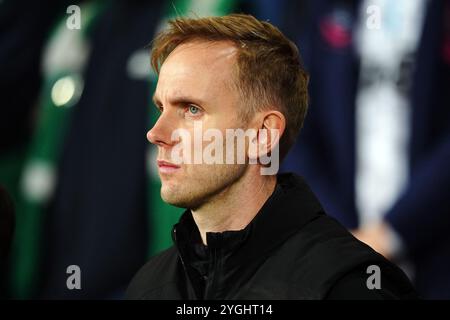 Burnley assistant coach Henrik Jensen ahead of the Premier League match ...