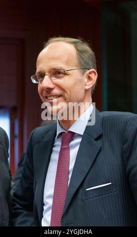 Luxembourg Prime Minister Luc Frieden with his partner Marjolijne ...