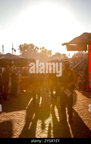 Jugglers' Square, Djemaa el-Fna, Marrakech, Morocco, Africa Stock Photo ...