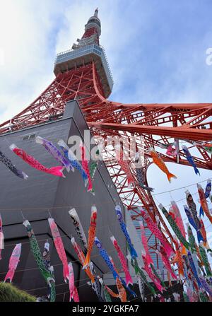 Tokyo Tower - Scenic details of iconic Tokyo, JP Stock Photo - Alamy