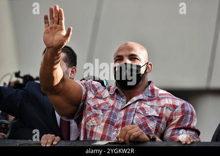 Cairo, Egypt. 25 December 2020. Egyptian bodybuilding champion, Big ...