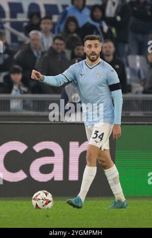 Lazioâ s Mario Gila during the UEFA Europa League 2024-2025 football ...