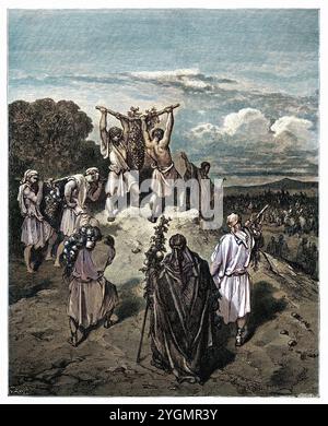 Return of the Spies from the Land of Promise, Old Testament, by Gustave ...