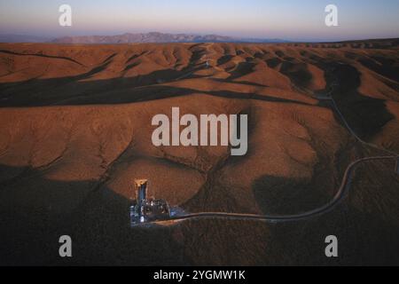 Aerial of Yucca Mountain, NV, USA Stock Photo - Alamy
