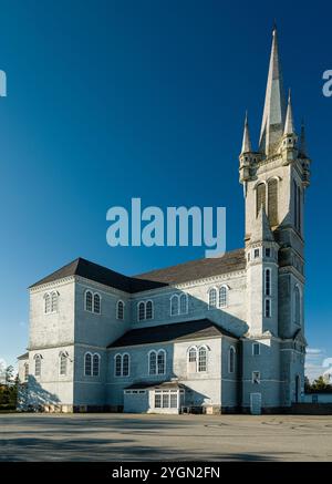 The Sainte-Marie Church at Church Point, Nova Scotia, was built in 1774 ...