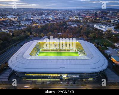 Rudolf Harbig Stadium, the home of Dynamo Dresden Stock Photo - Alamy