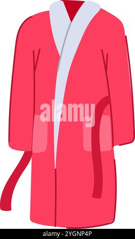 cotton bathrobe cartoon vector illustration Stock Vector Image & Art ...