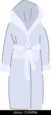 waffle bathrobe cartoon vector illustration Stock Vector Image & Art ...