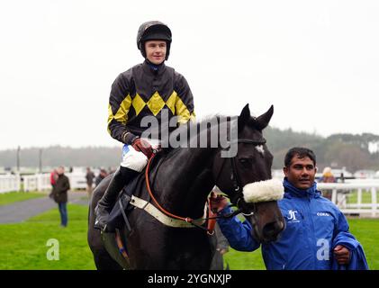 Jockey Brendan Powell after the BetMGM Haldon Gold Cup Handicap Chase ...