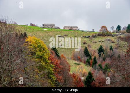 MALGA IN LESSINIA Stock Photo - Alamy