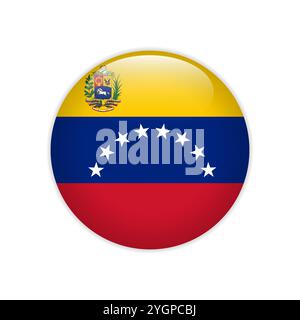 Venezuela flag, vector illustration on a white background Stock Vector ...