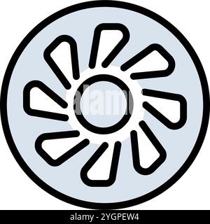 Air Simple vector icon. Illustration symbol design template for web ...