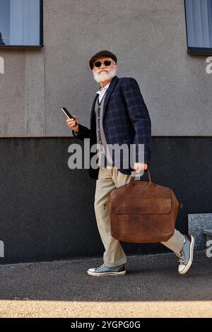 A sharply dressed man poses confidently, embodying style and ...