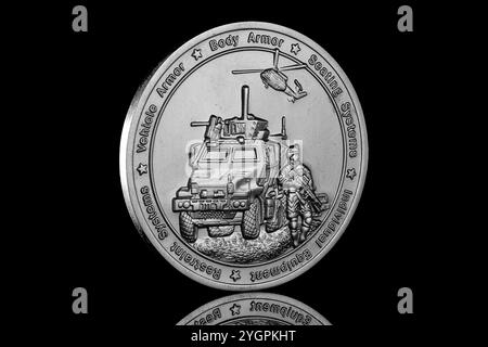 2010 BAE Systems Challenge Coin/Medallion/Token Stock Photo - Alamy