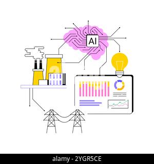AI-Optimized Smart Grids abstract concept vector illustration Stock Vector Image & Art - Alamy