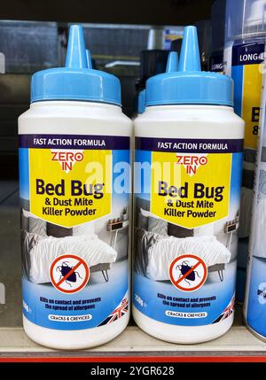Bed Bug dust mite killer powder for sale at the local DIY store Stock ...