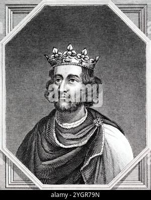 Henry III (1207-1272), King of England (reigned 1216-1272). Artwork ...
