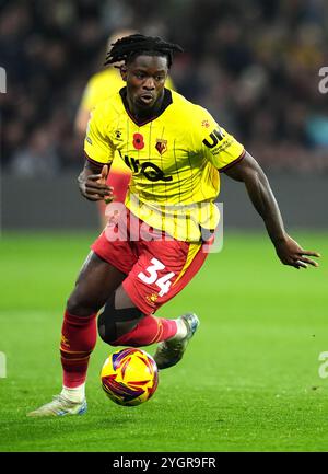 Watford's Kwadwo Baah during the Sky Bet Championship match at the ...