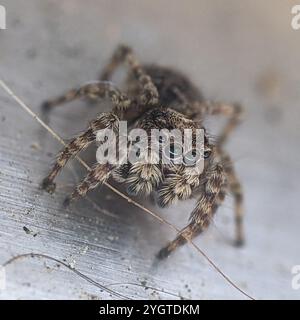 Asiatic Wall Jumping Spider (Attulus fasciger Stock Photo - Alamy