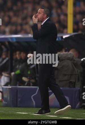 Head Coach Nicky Hayen of Club Brugge and his players pictured after ...