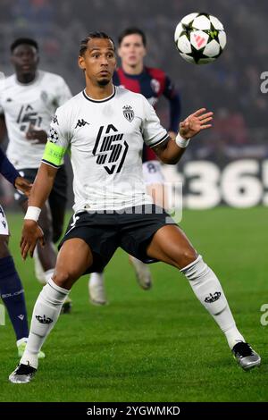 Thilo Kehrer of AS Monaco in action during the UEFA Champions League ...