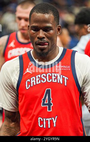 New Orleans Pelicans guard Javonte Green (4) handles the ball in the ...