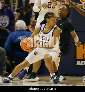 Louisiana State Tigers guard Jada Richard (30) shoots a jumper over ...
