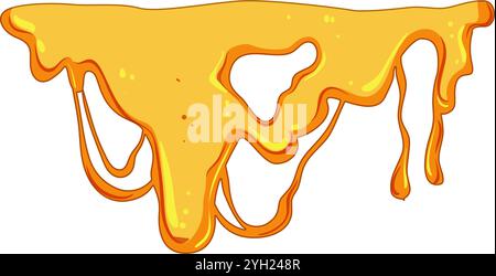 laundry dripping oil stain cartoon vector illustration Stock Vector ...