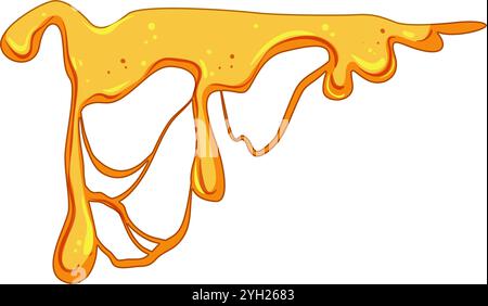 spot dripping oil stain cartoon vector illustration Stock Vector Image ...