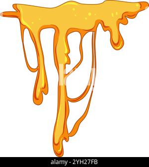 removal dripping oil stain cartoon vector illustration Stock Vector ...