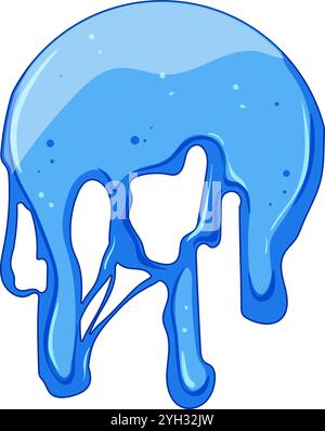 texture melted circle cartoon vector illustration Stock Vector Image ...