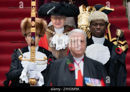 Lord Mayor of the City of London Alastair King and French president ...