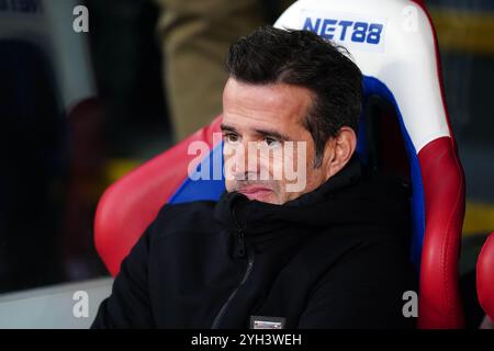 Fulham manager Marco Silva before the Premier League match at Craven ...