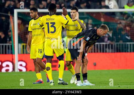 PARMA CELEBRATION IN THE END during the Serie A soccer match between ...