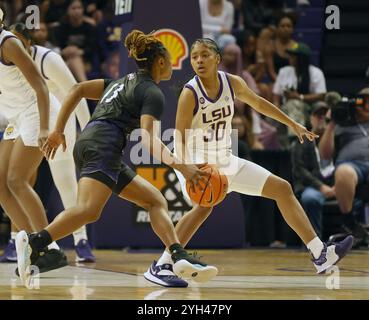 LSU guard Jada Richard (30) shoots against San Diego State during the ...