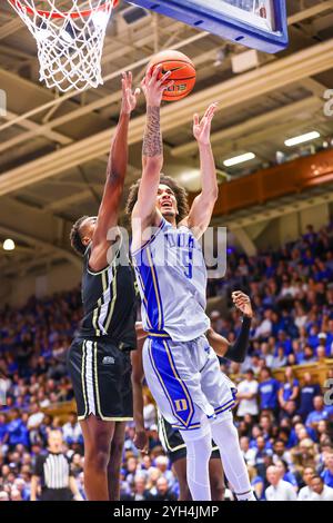 Duke guard Tyrese Proctor (5) drives to the basket against Syracuse ...