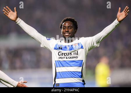 SITTARD - (l-r) Dylan Mbayo of PEC Zwolle, Kristoffer Peterson of ...