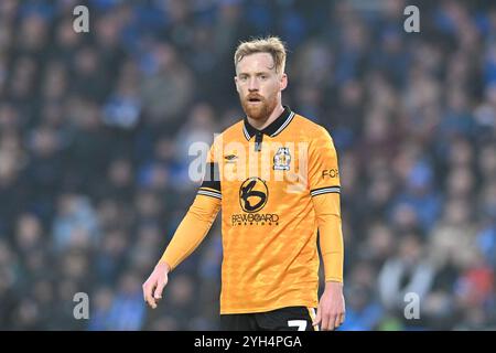 James Brophy ( 7 Cambridge United) looks on during the Sky Bet League 1 ...