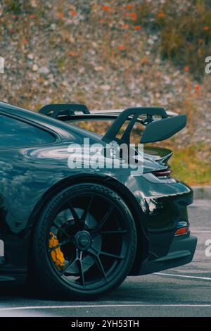 Photos of various types of Porsches taken at a Porsche Experience event ...
