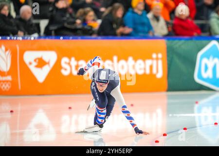 HEERENVEEN, NETHERLANDS - NOVEMBER 1: Anna Boersma during the Dutch ...