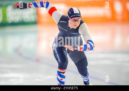 HEERENVEEN, NETHERLANDS - NOVEMBER 1: Anna Boersma during the Dutch ...