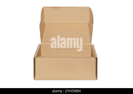 An open cardboard box with a transparent background Stock Photo - Alamy