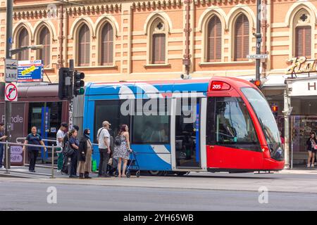 Adelaide Metro Tram on King William Street, Adelaide, South Australia ...
